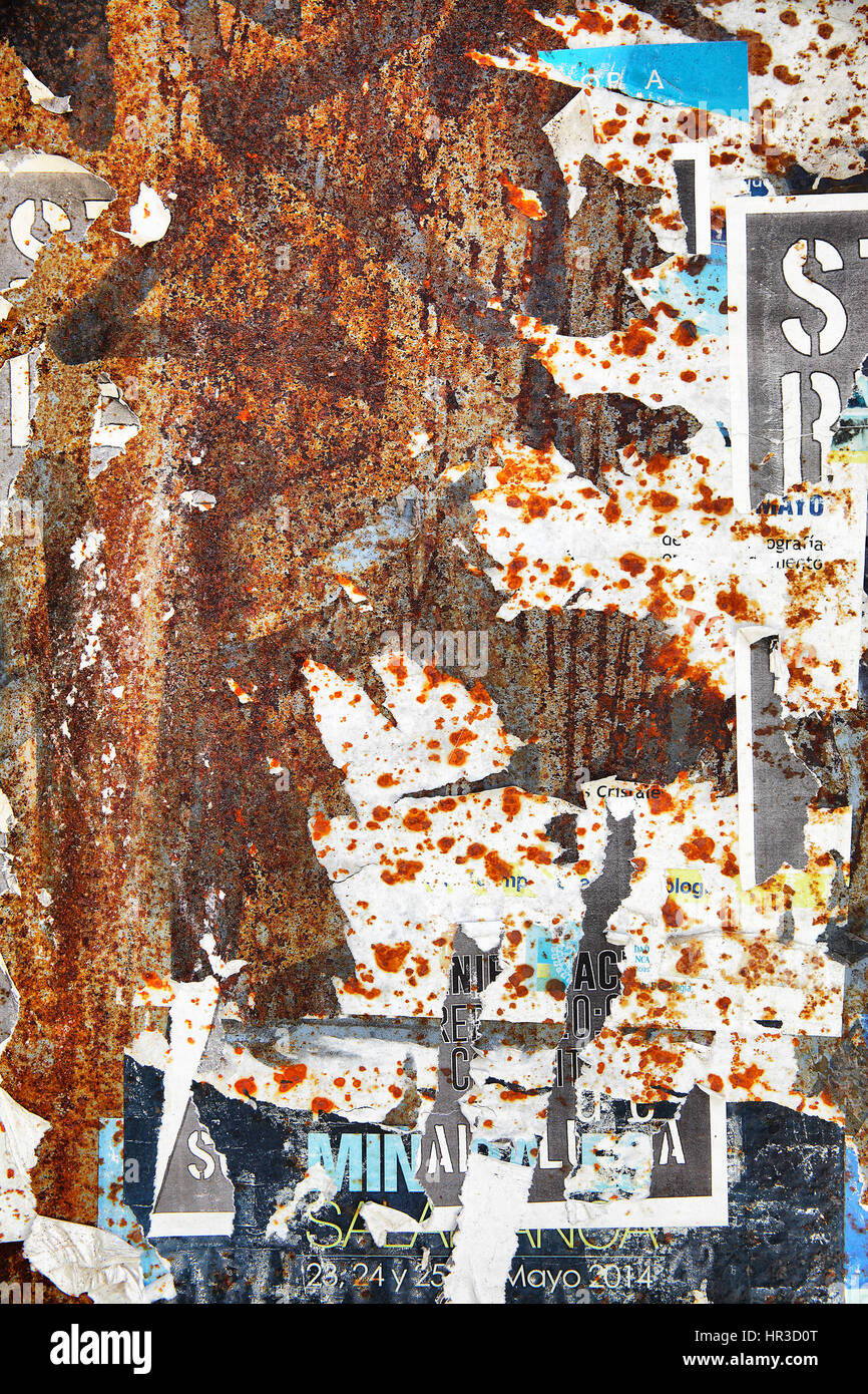 Ripped torn wall poster hi-res stock photography and images - Alamy