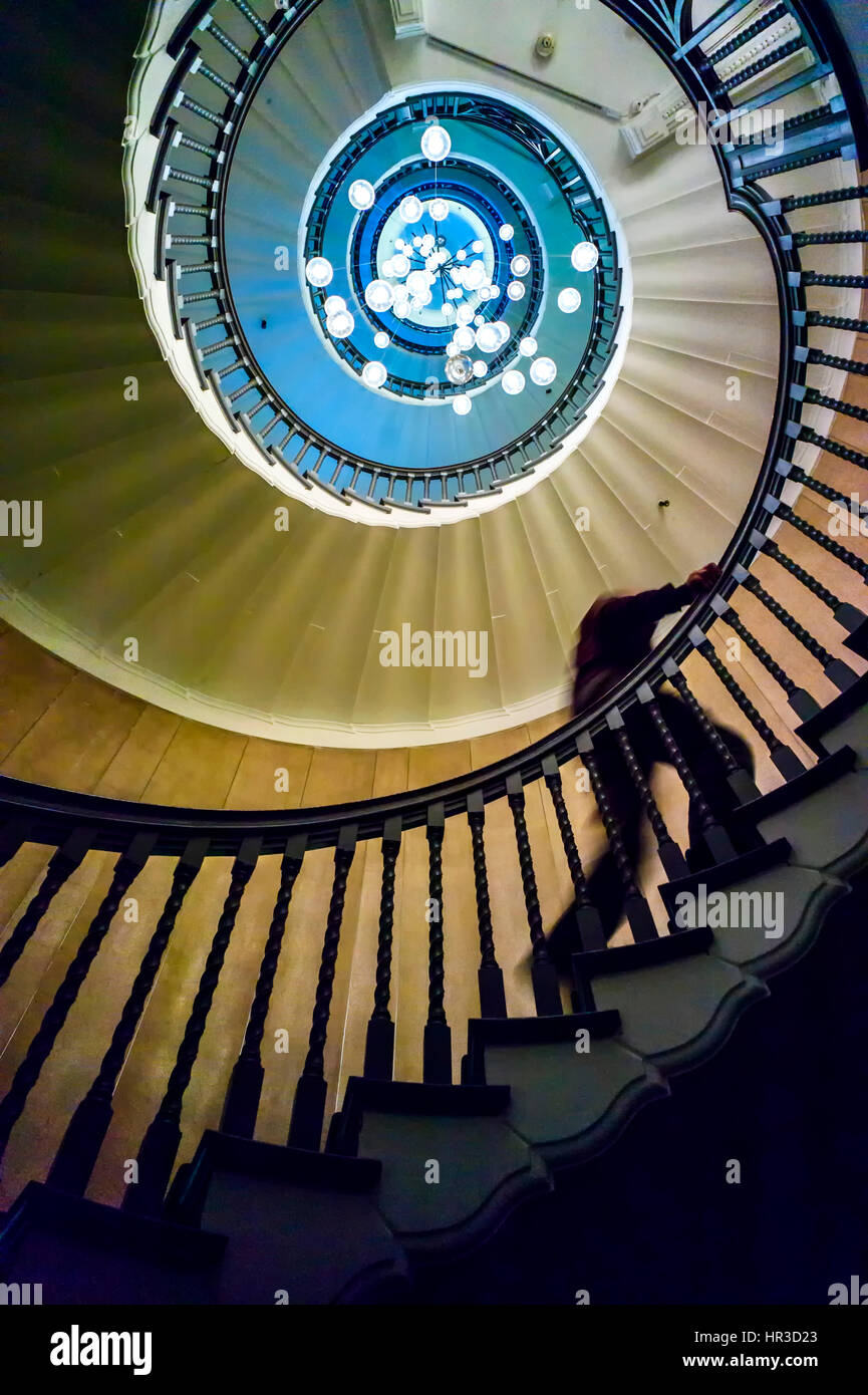 Spiral Staircase at Heals London Stock Photo - Alamy