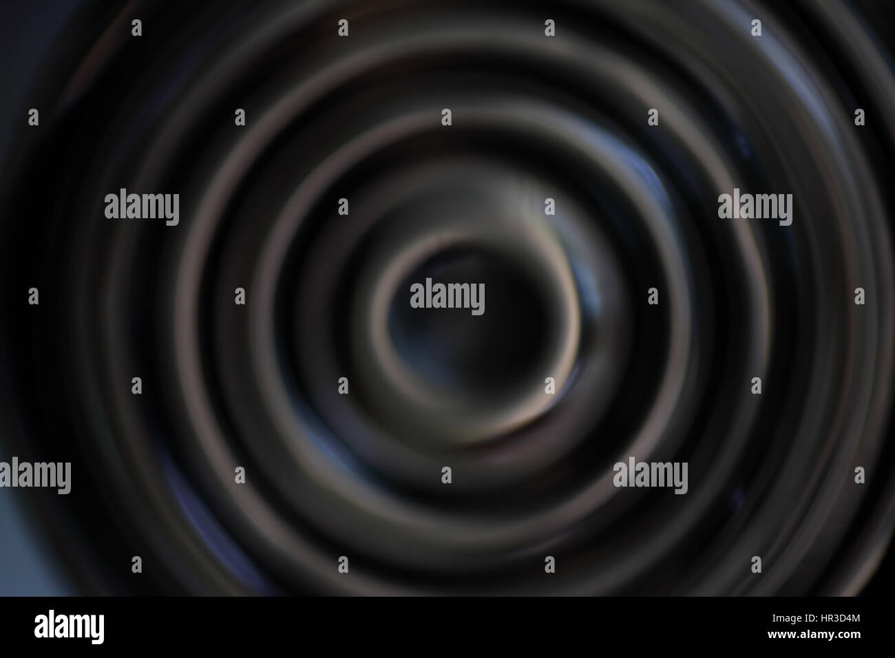 Black abstract background with defocused concentric circles Stock Photo ...