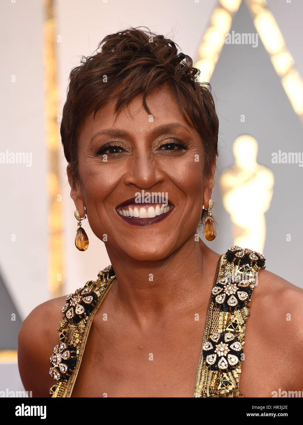 Hollywood, California, USA. 26th Feb, 2017. ROBIN ROBERTS during red ...