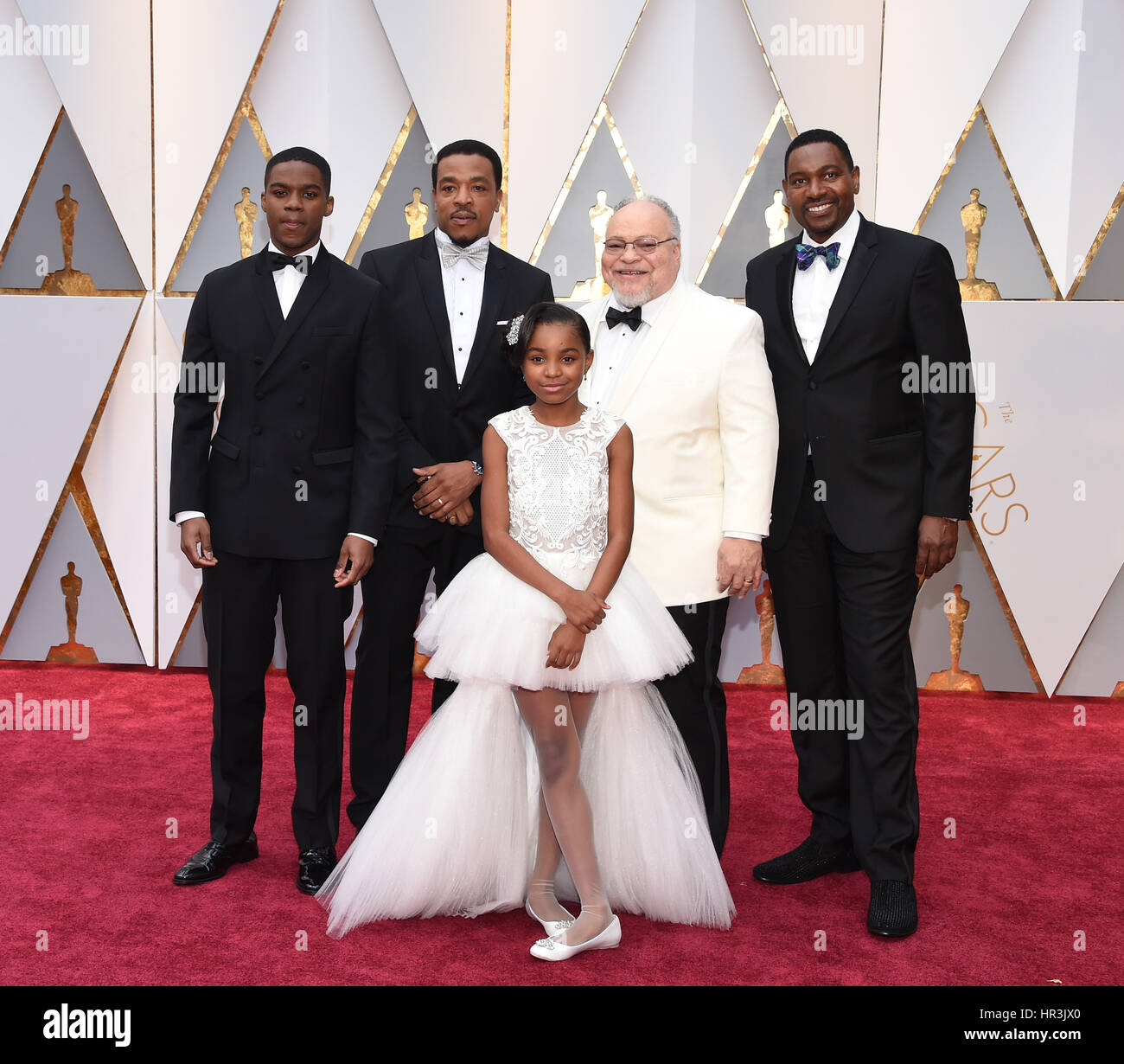 Hollywood, California, USA. 26th Feb, 2017. Some of the cast of 'Fences ...