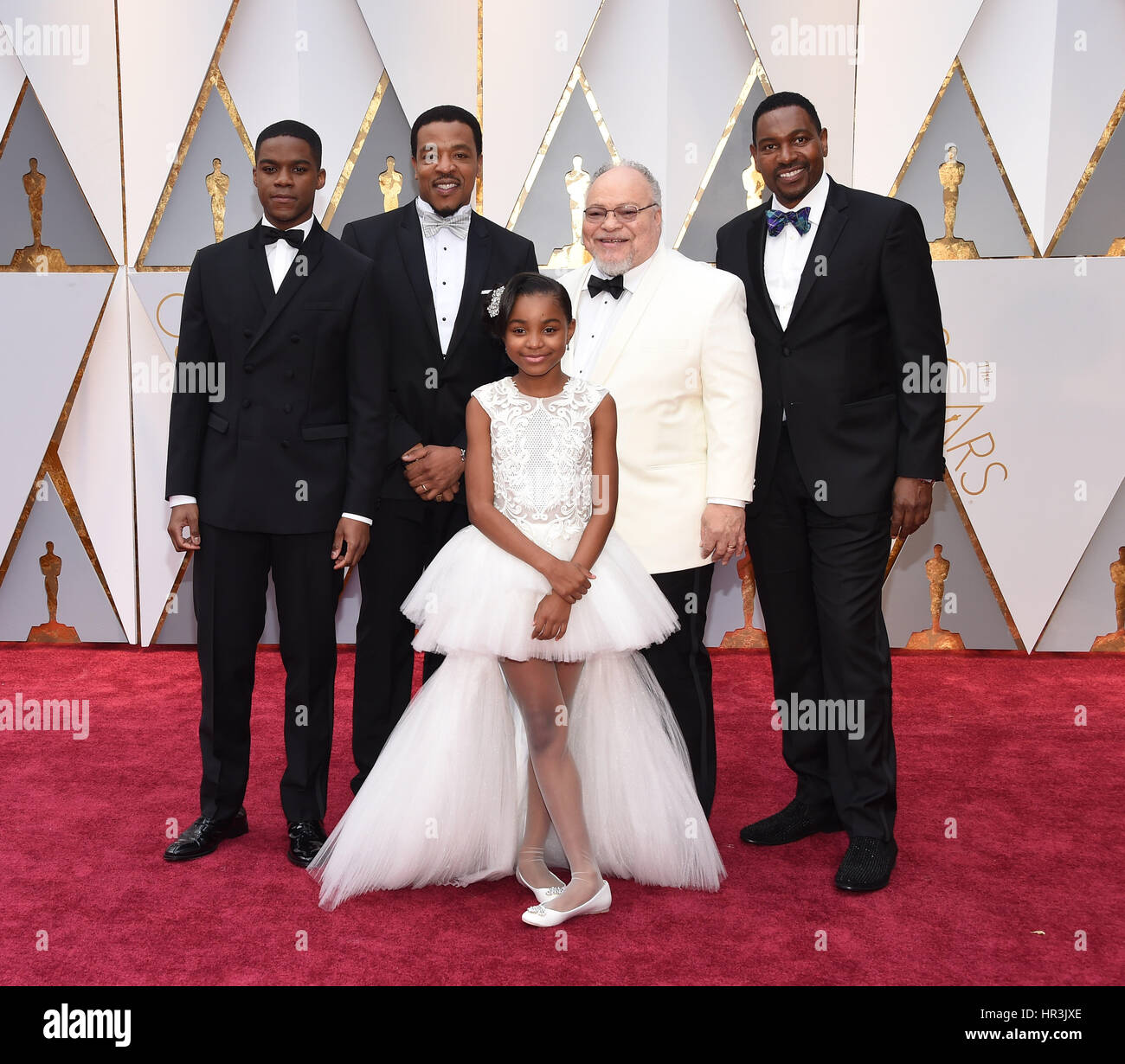 Hollywood, California, USA. 26th Feb, 2017. Some of the cast of 'Fences ...