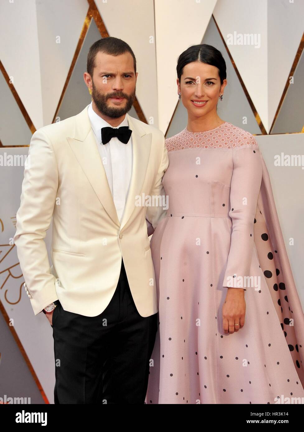 Los Angeles Ca Usa 26th Feb 2017 Jamie Dornan Amelia Warner At