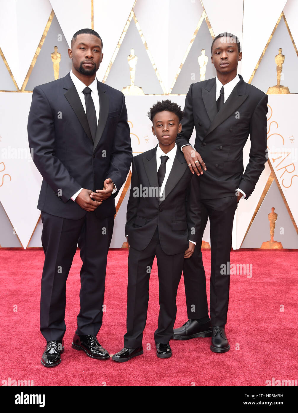 Hollywood, California, USA. 26th Feb, 2017. TREVANTE RHODES, ALEX R ...