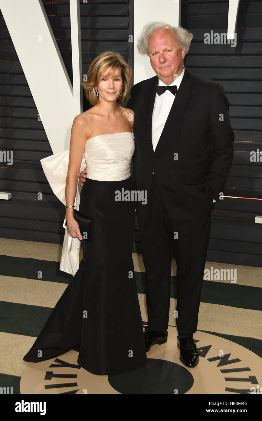 Beverly Hills, CA, USA. 26th Feb, 2017. Anna Scott, Graydon Carter ...