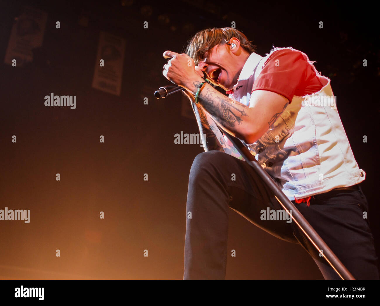 London, Ontario, Canada. 26th February 2017. Billy Talent lead singer ...
