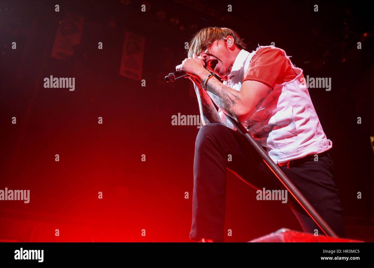 Benjamin Kowalewicz Billy Talent Live Stock Photos & Benjamin ...