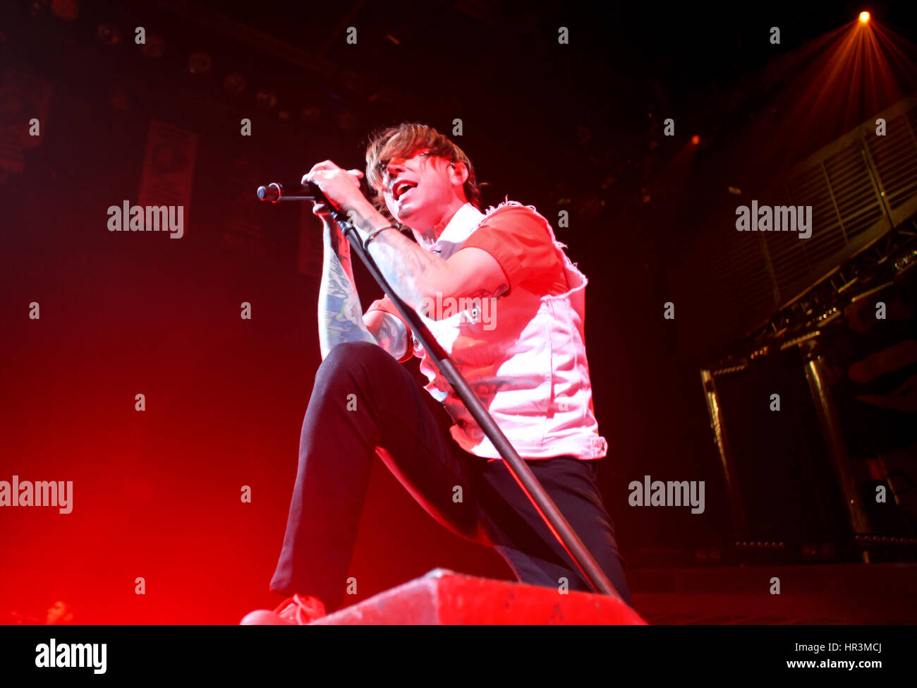 London, Ontario, Canada. 26th February 2017. Billy Talent lead singer ...
