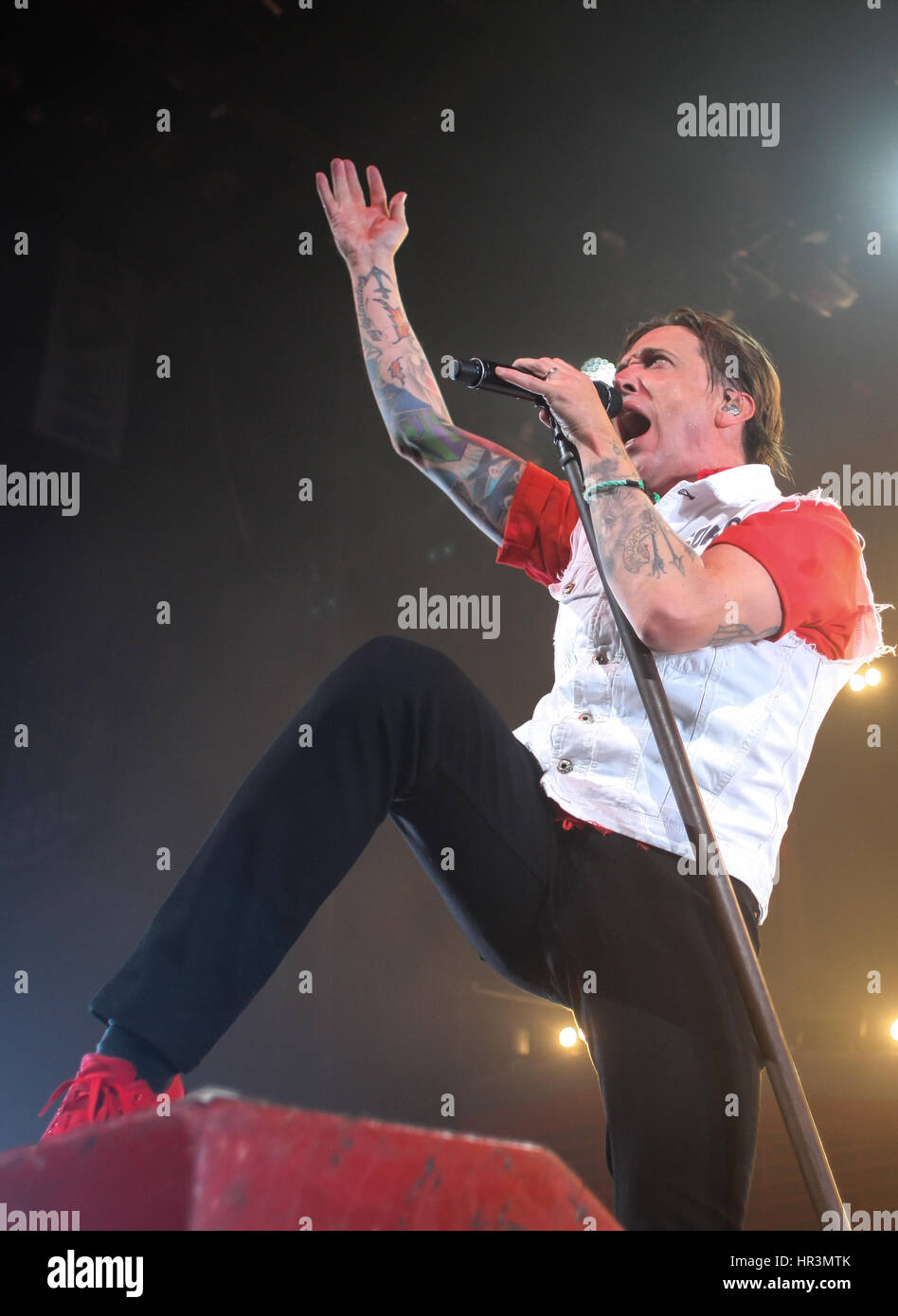 London, Ontario, Canada. 26th February 2017. Billy Talent lead singer ...
