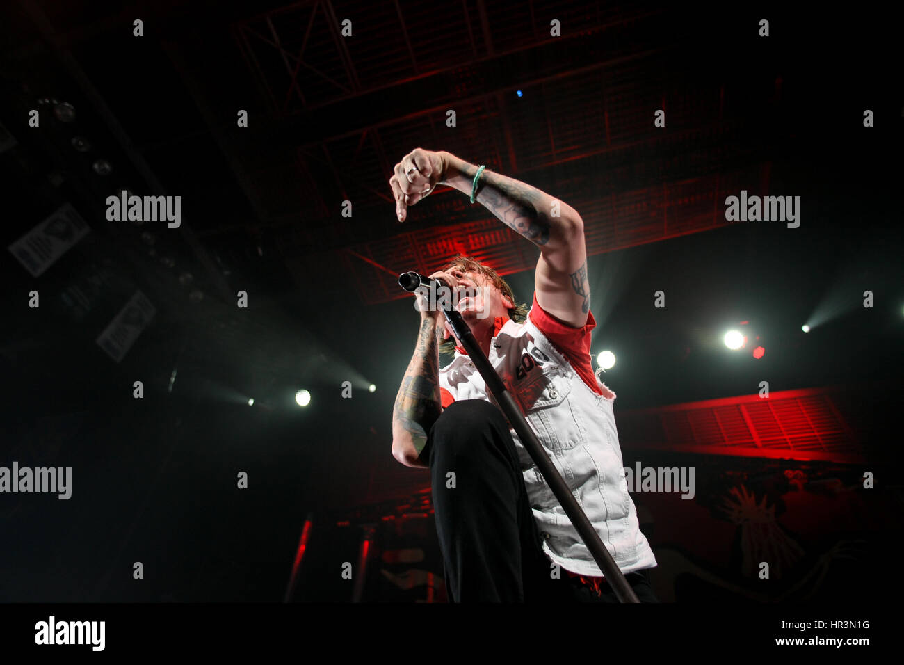 London, Ontario, Canada. 26th February 2017. Billy Talent lead singer ...