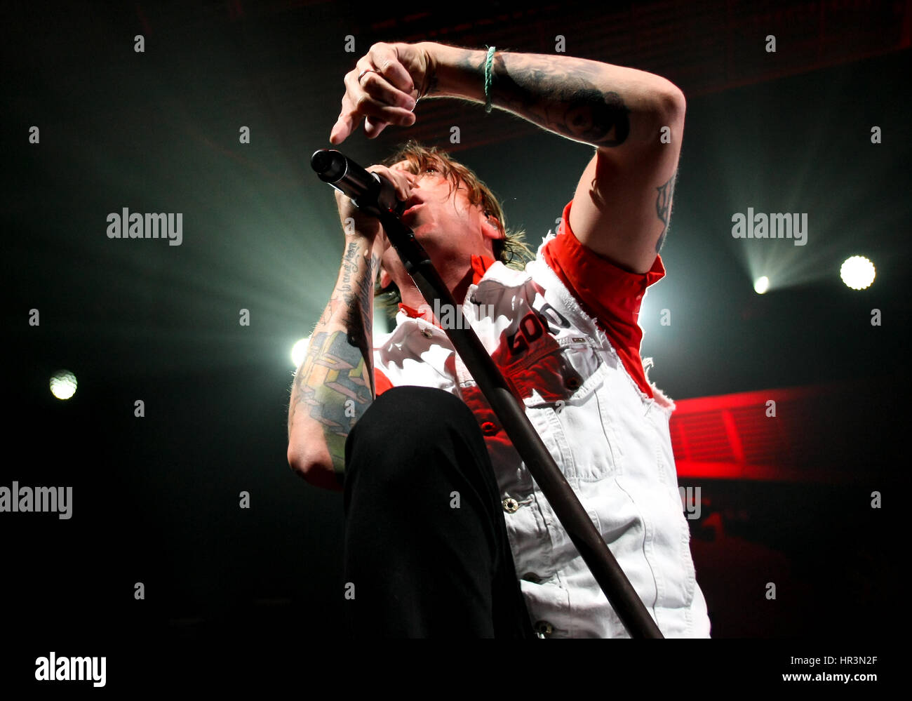 London, Ontario, Canada. 26th February 2017. Billy Talent lead singer ...
