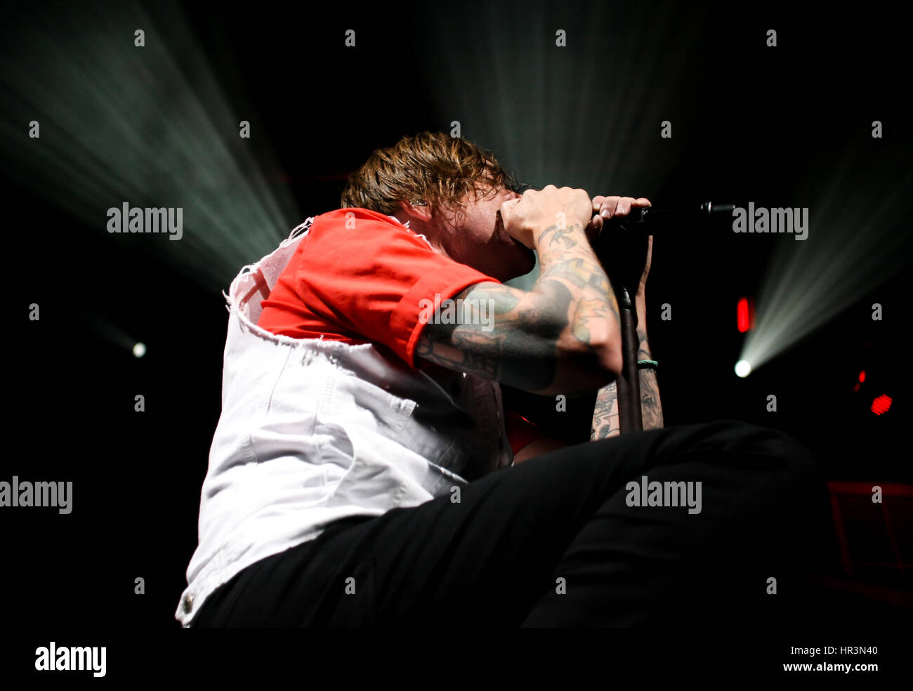Benjamin kowalewicz billy talent live hi-res stock photography and ...