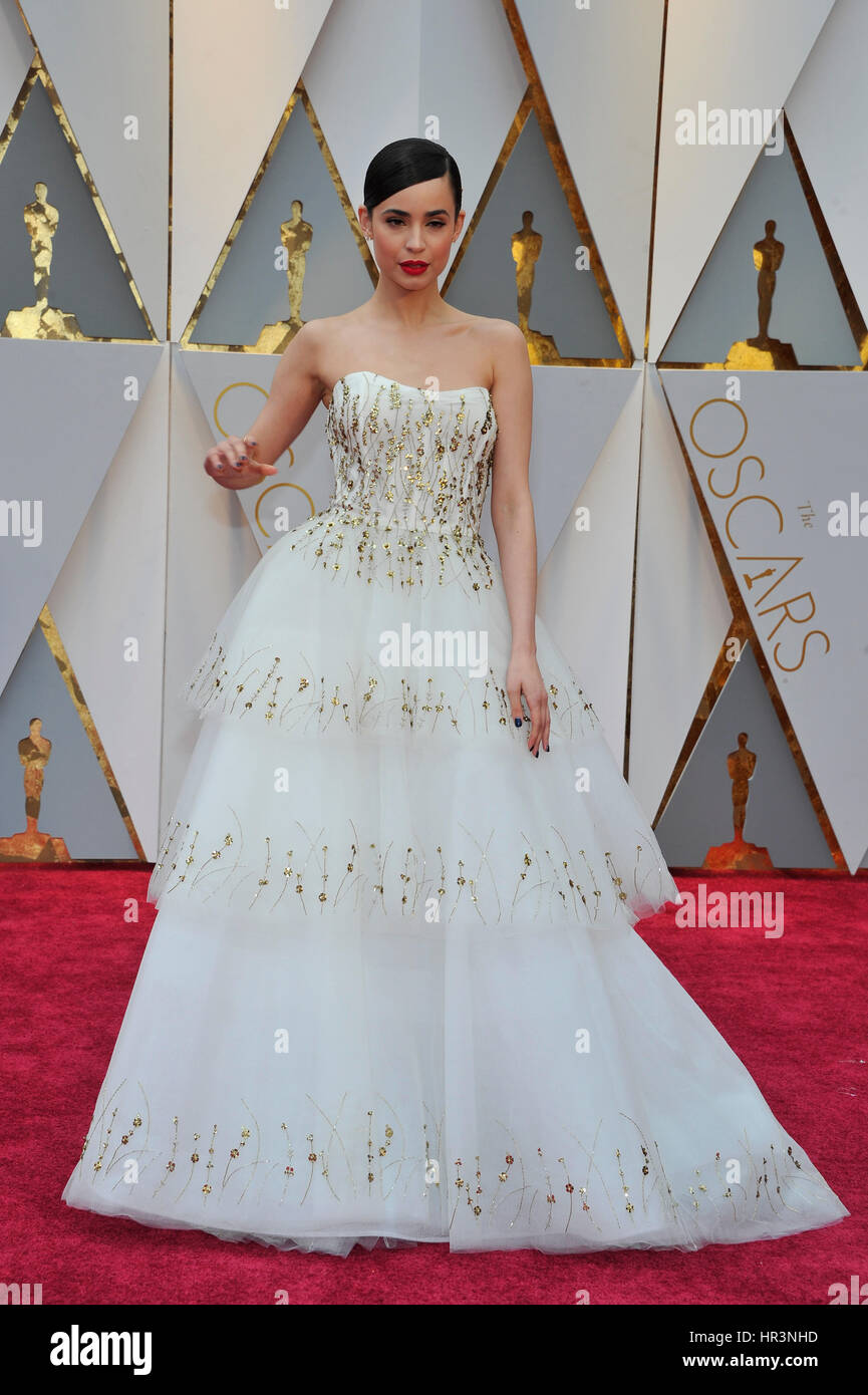 Los Angeles, Ca, USA. 26th Feb, 2017. Sofia Carson at the 89th Academy Awards at the Dolby ...