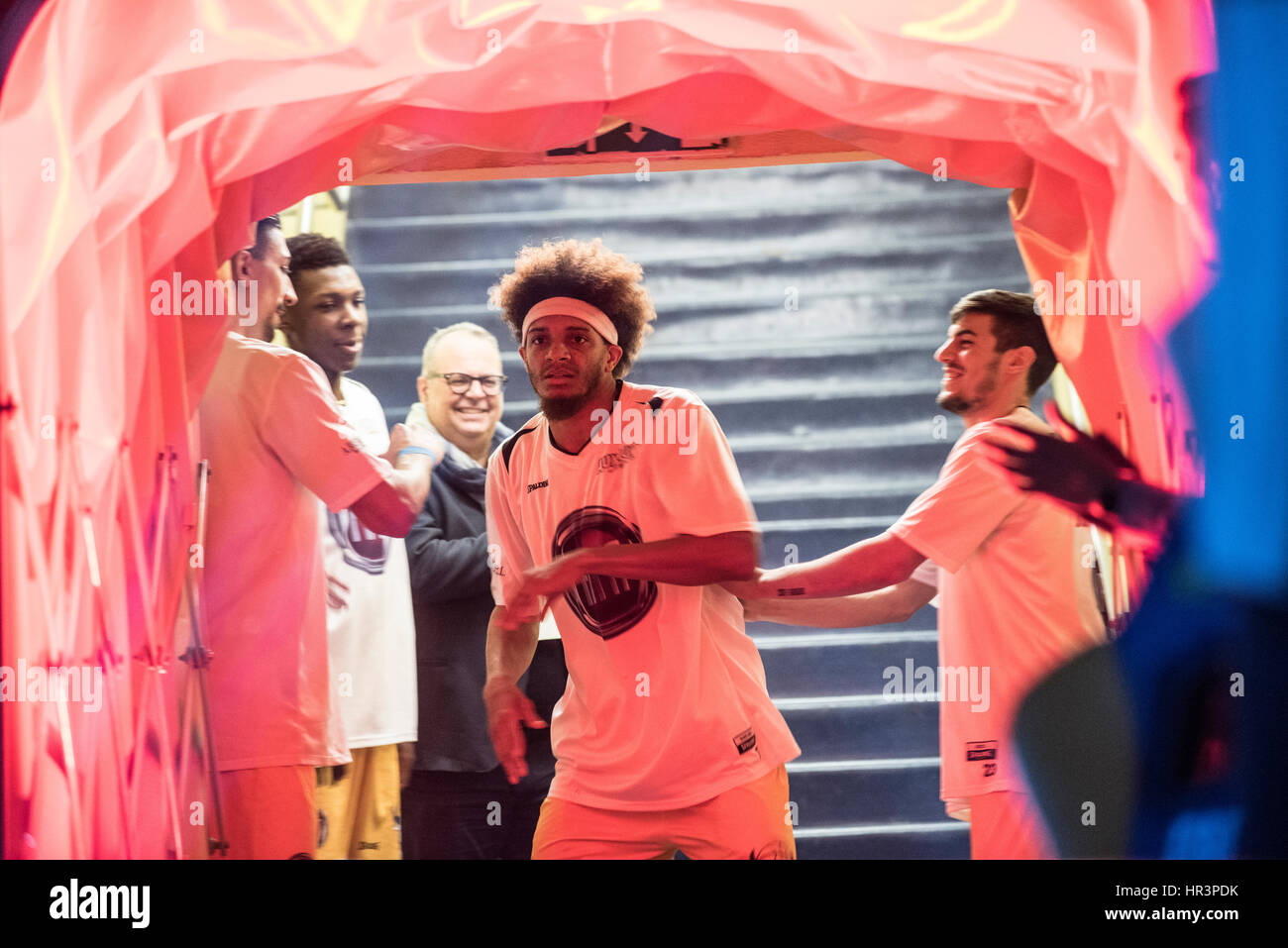 Deron Washington during Fiat Torino Auxilium vs New Basket Brindisi ...