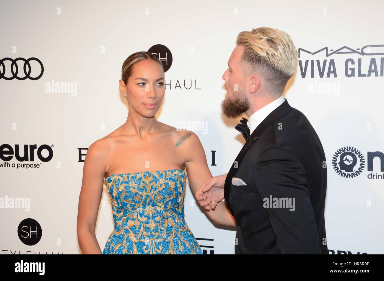 Los Angeles, California, USA . 26th Feb, 2017. Leona Lewis and Dennis ...