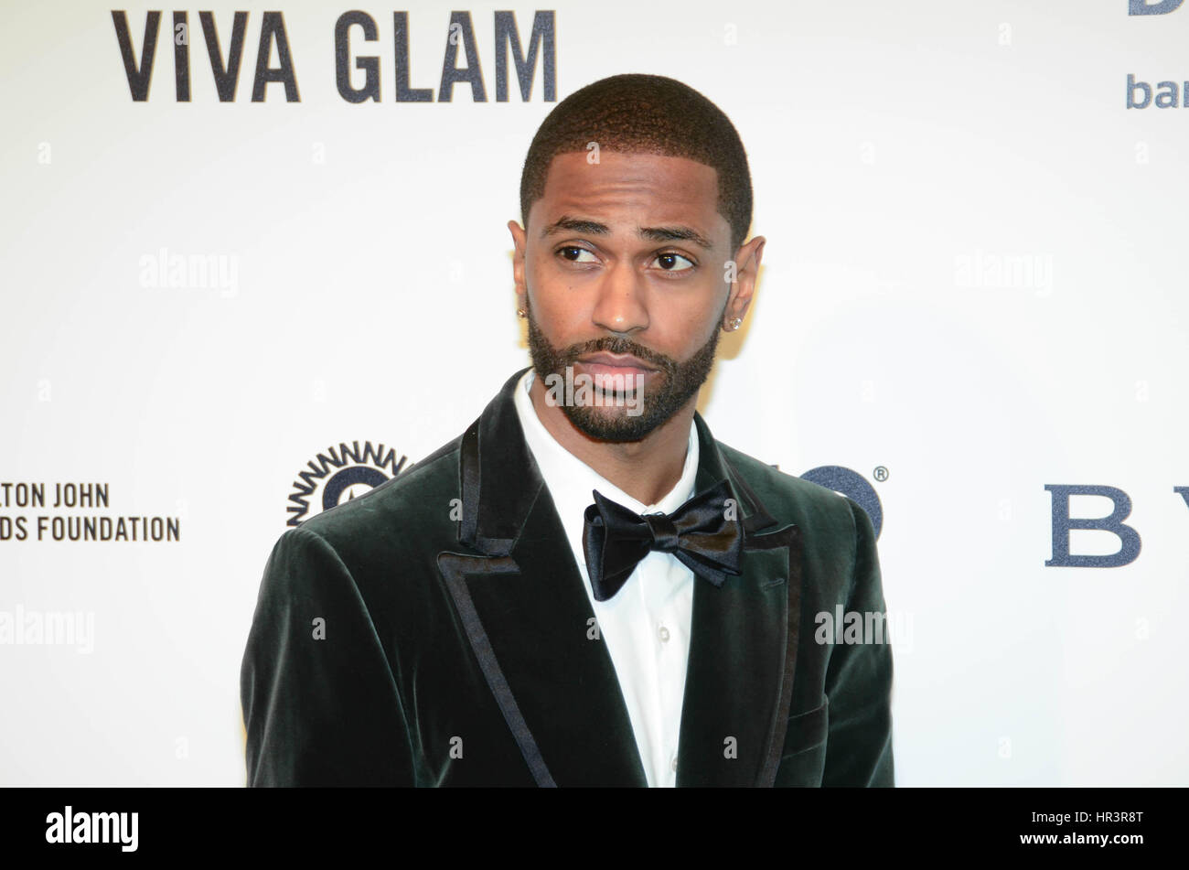 Los Angeles, California, USA . 26th Feb, 2017. Big Sean on the red ...