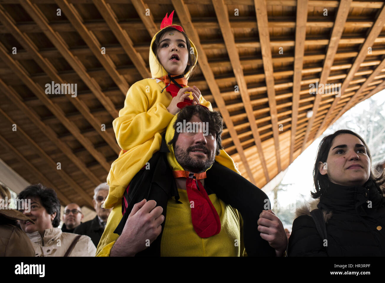Madrid, Spain. 26th Feb, 2017. On Sunday, February 26, the traditional ...