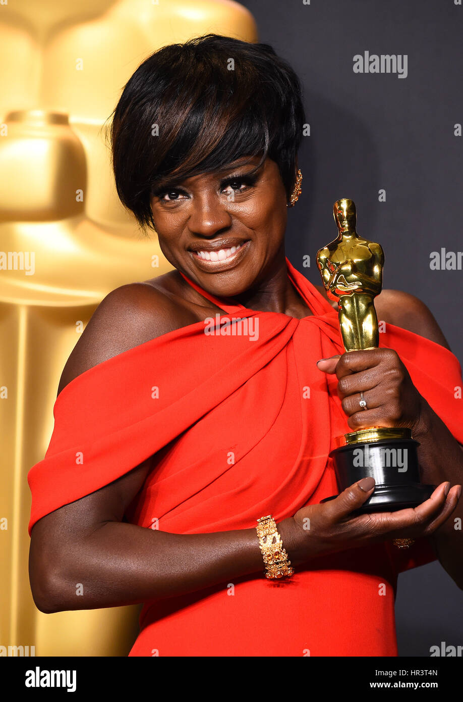 Hollywood, California, USA. 26th Feb, 2017. Viola Davis in the press ...
