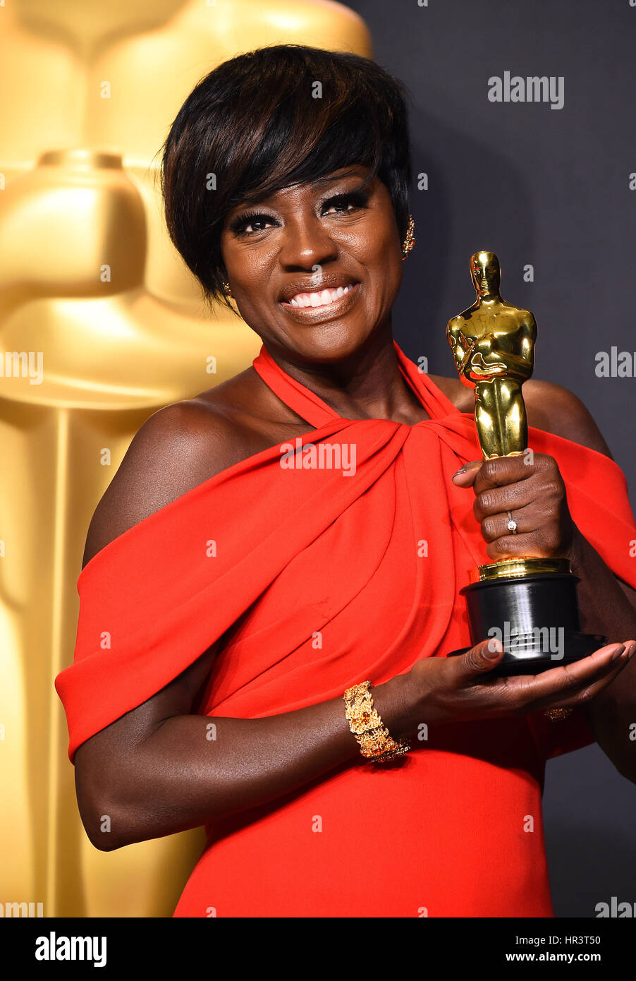 Hollywood, California, USA. 26th Feb, 2017. Viola Davis in the press ...