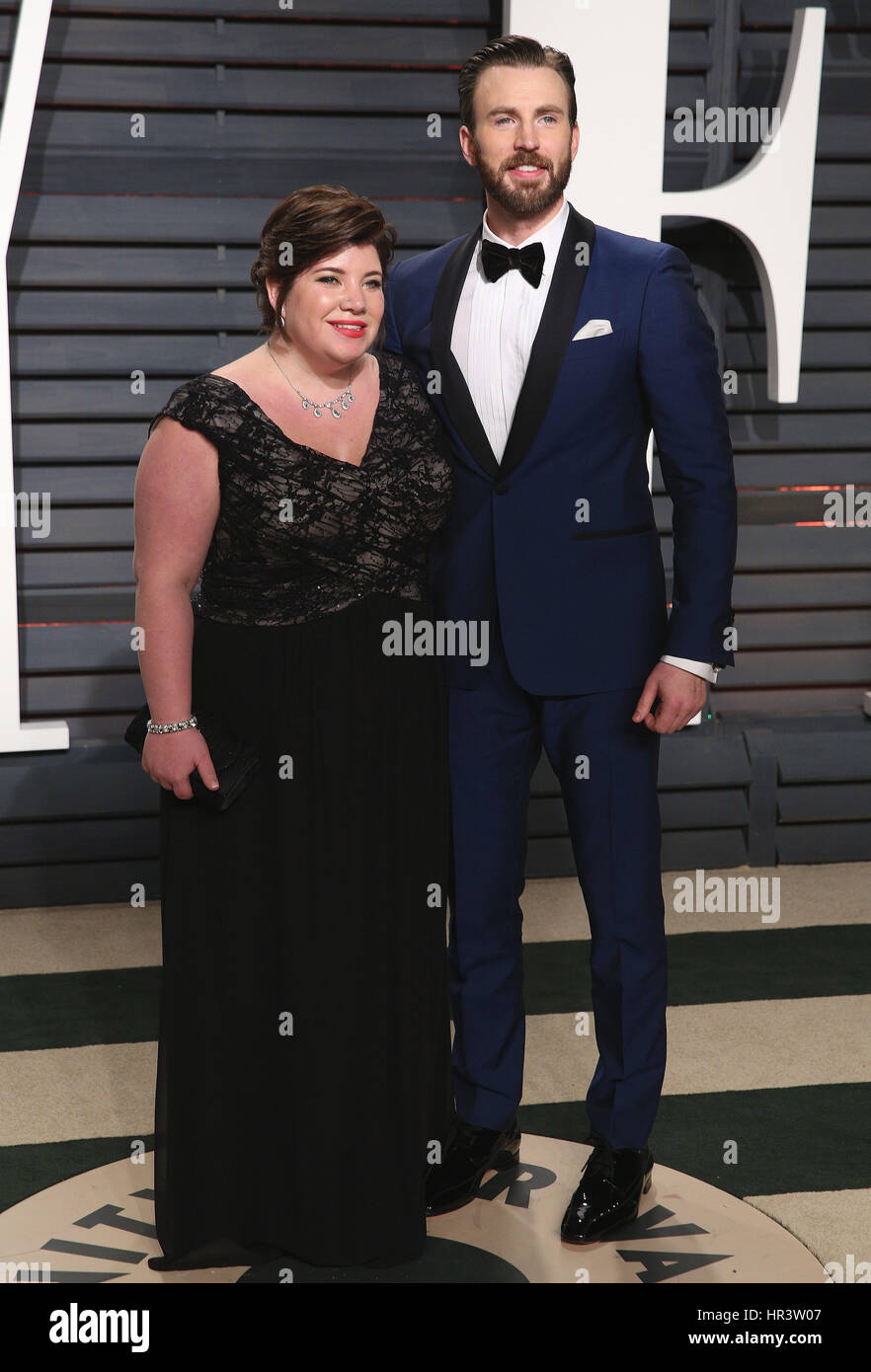 Beverly Hills California Usa 26th Feb 2017 Chris Evans And Shanna