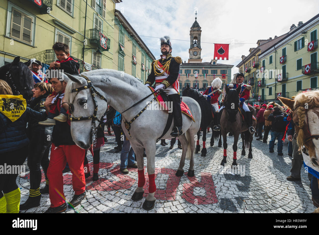 Ivrea, Italy. 26th Feb, 2017. February 26, 2017: The Historical ...