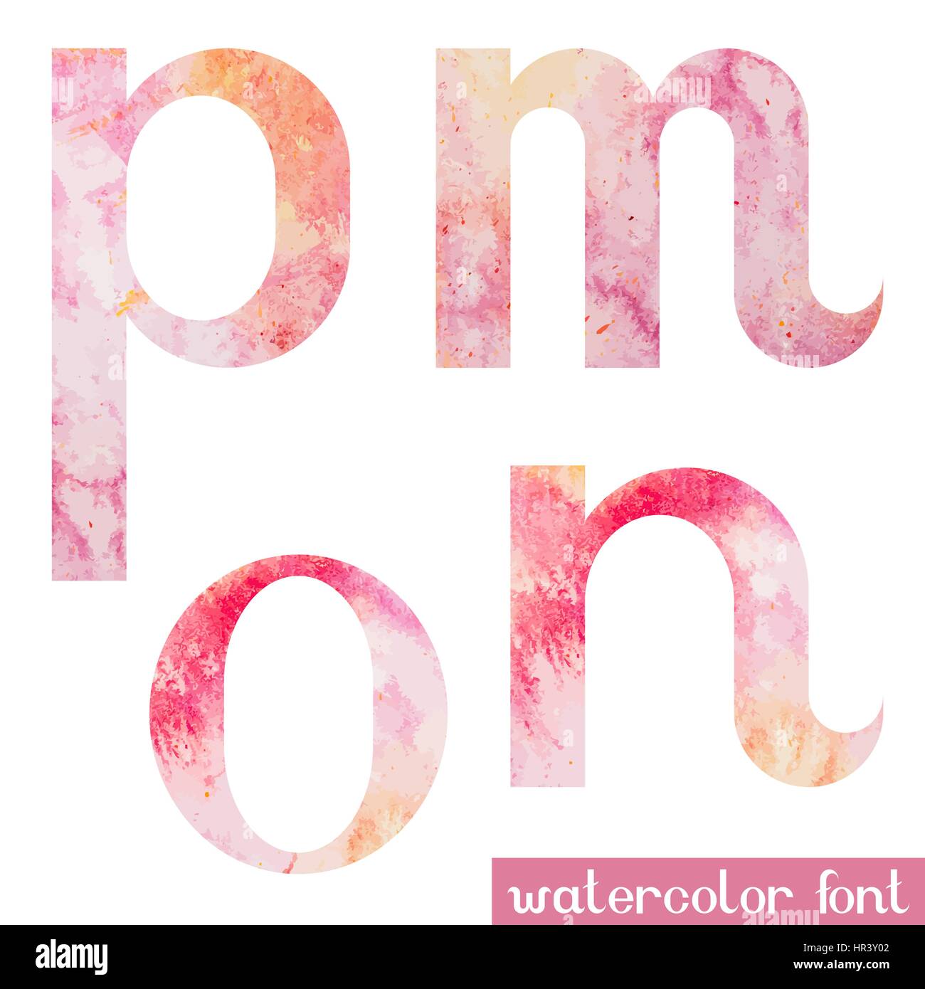 Colorful paint splash alphabet letters hi-res stock photography and ...