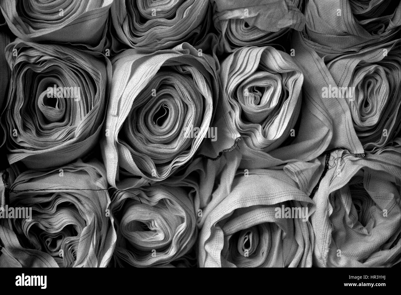 Fabric black background made Black and White Stock Photos & Images - Alamy
