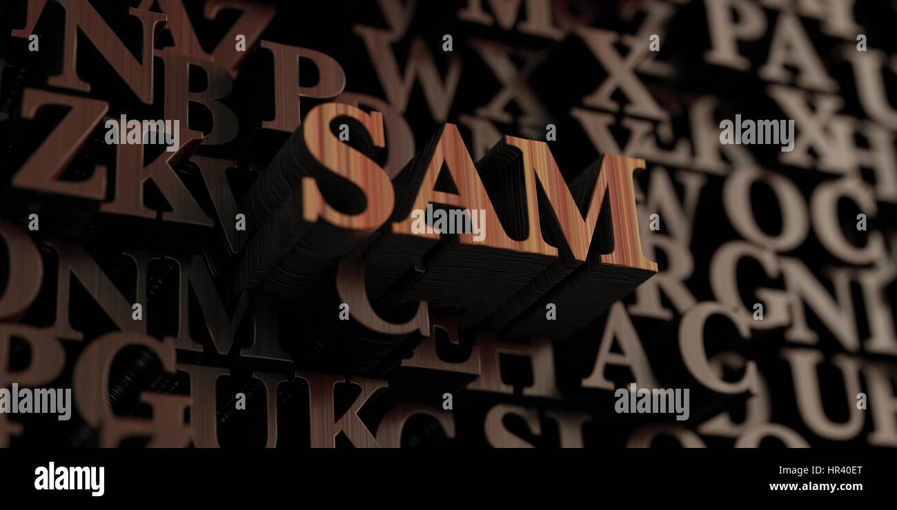 Sam font hi-res stock photography and images - Alamy