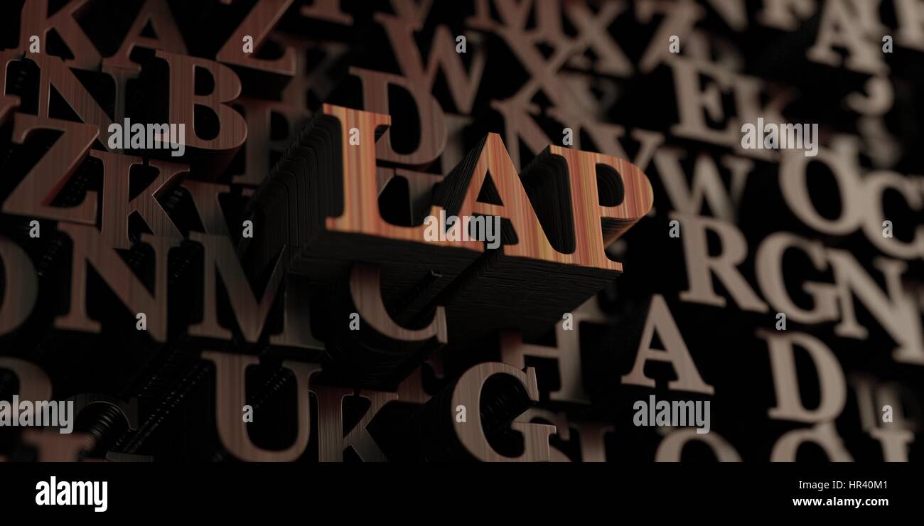 Lap - Wooden 3D rendered letters/message. Can be used for an online ...