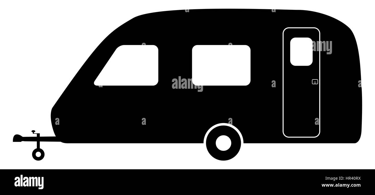 Caravan holiday Black and White Stock Photos & Images - Alamy