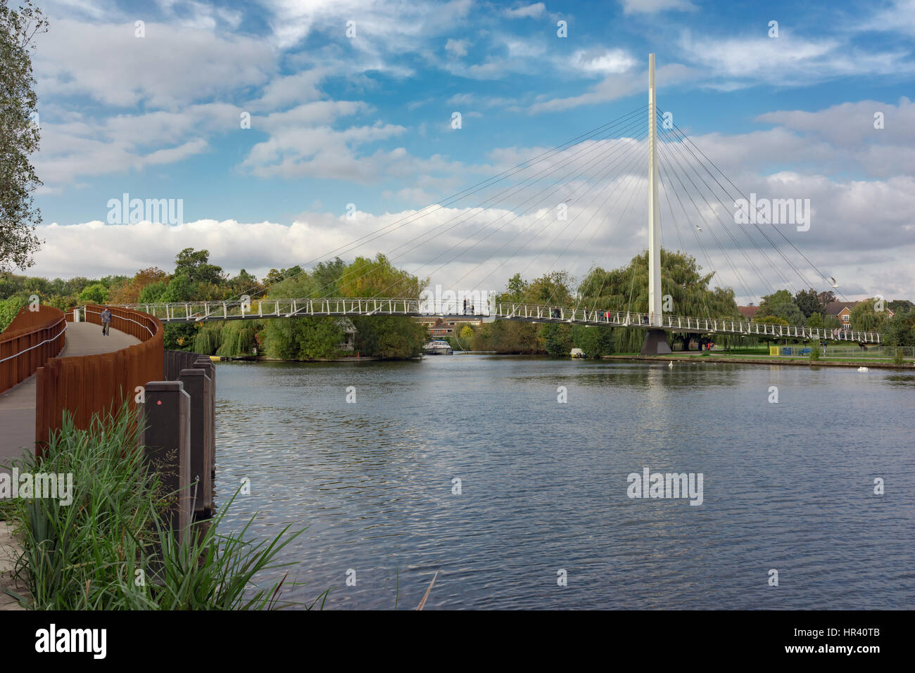 Christchurch Bridge over the River Thames in Reading Stock Photo - Alamy