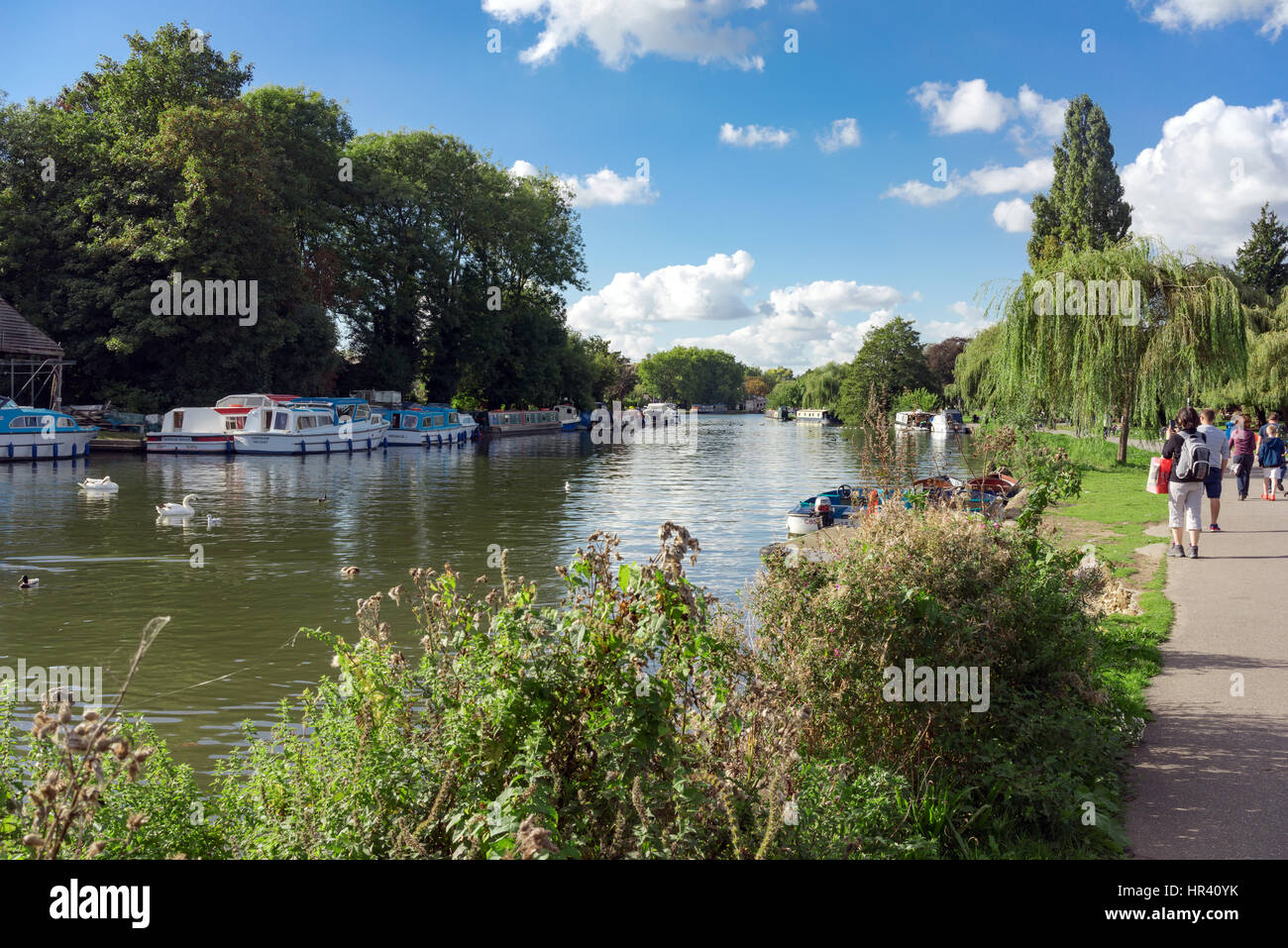 The River Thames at Reading in Berkshire Stock Photo - Alamy