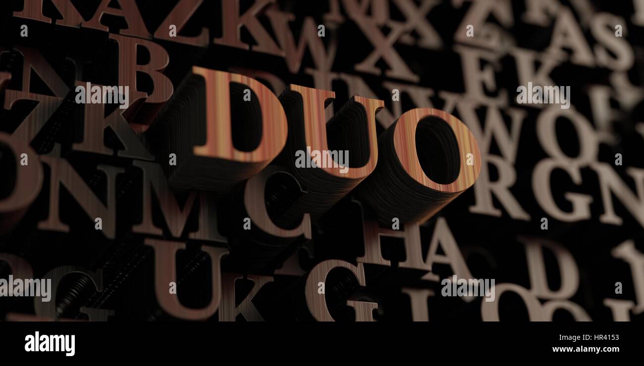 Duo alphabet hi-res stock photography and images - Alamy