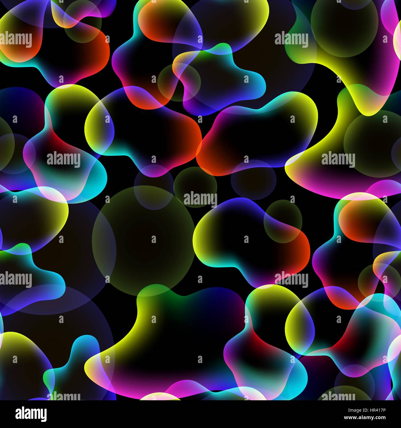 Futuristic Colorful Transparent Pasttern Stock Vector Image & Art - Alamy