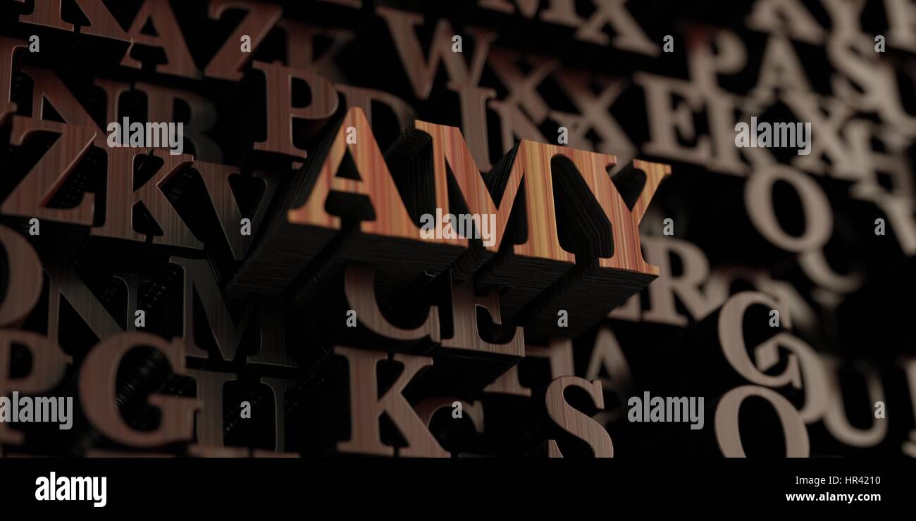 Amy - Wooden 3D rendered letters/message. Can be used for an online ...