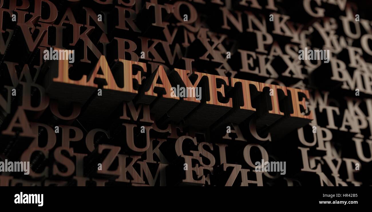 Lafayette word hi-res stock photography and images - Alamy