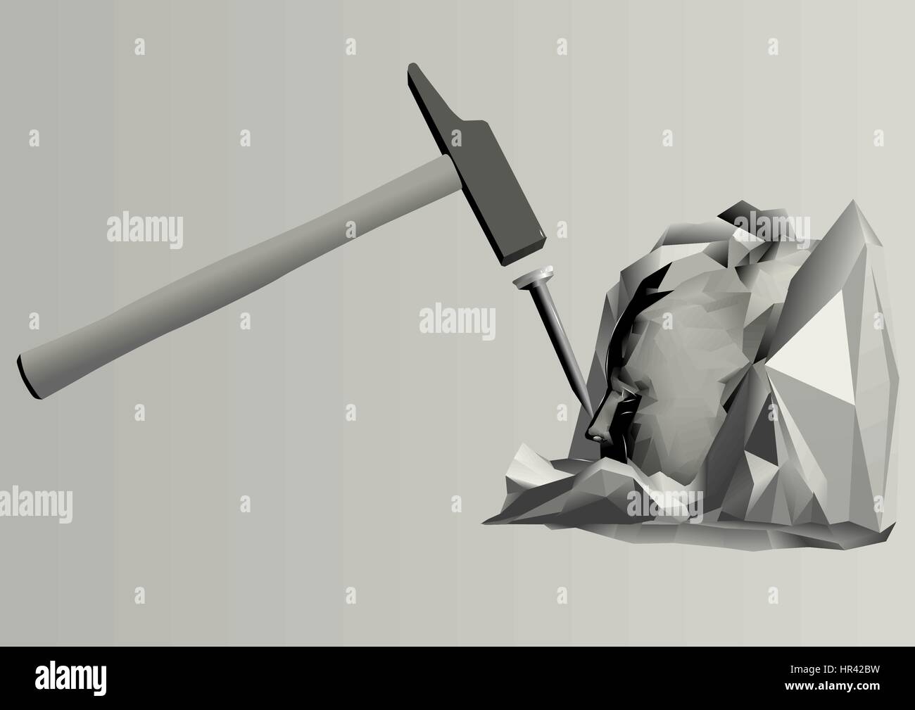 Sculpture made Stock Vector Images - Alamy