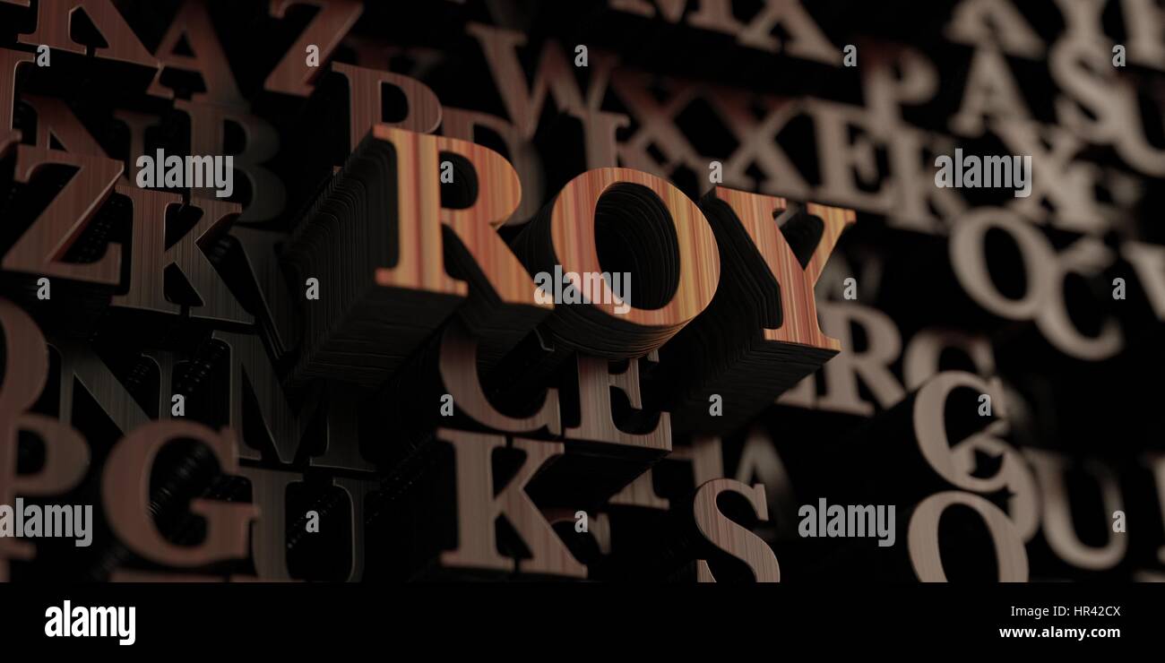 Roy font hi-res stock photography and images - Alamy