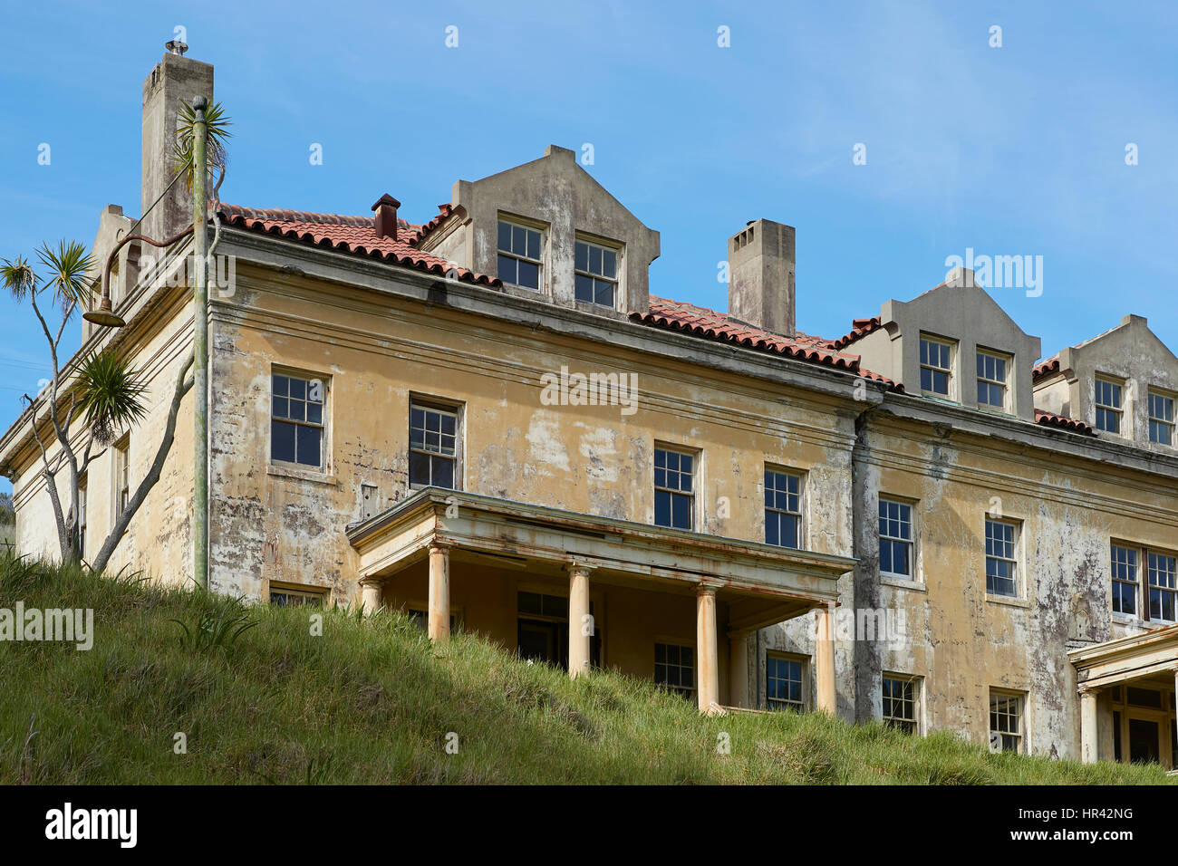 Historic Abandoned Military Buildings On Angel Island, San Francisco ...