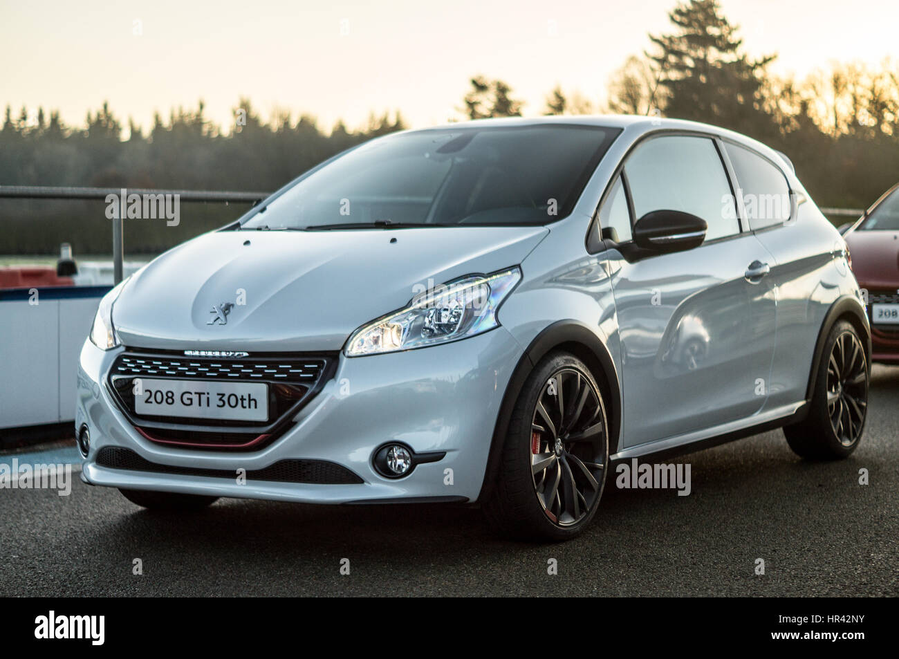 Peugeot 308 GT Line by the coast, sea Stock Photo - Alamy