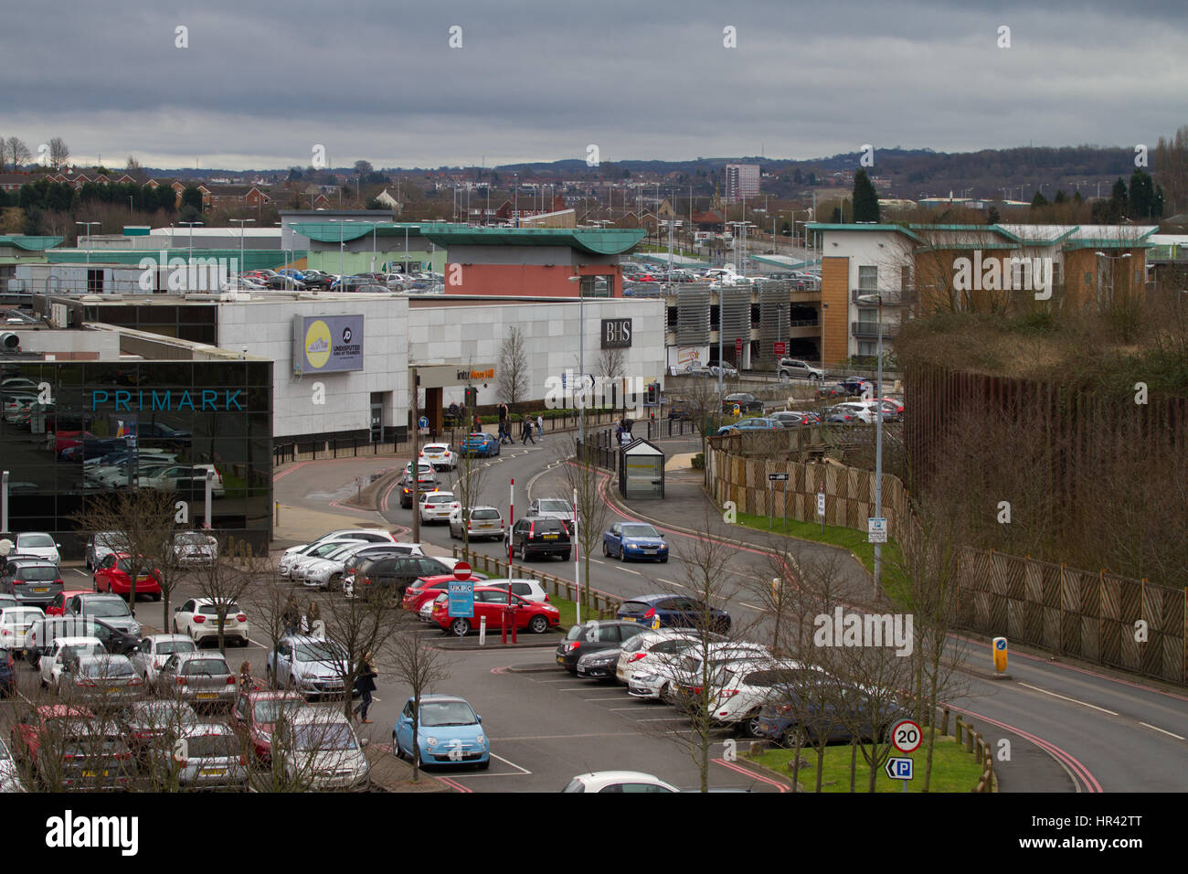Sign on Highgate Common, Staffordshire Stock Photo - Alamy