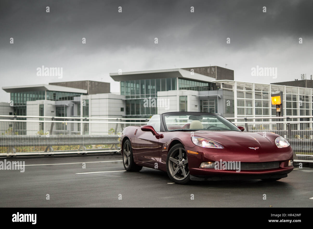 Chevrolet Corvette C6 convertible, soft top, 2005 Stock Photo - Alamy