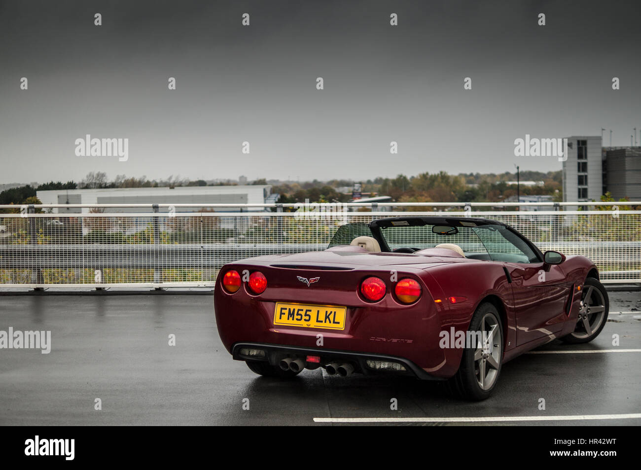 Chevrolet Corvette C6 convertible, soft top, 2005 Stock Photo - Alamy