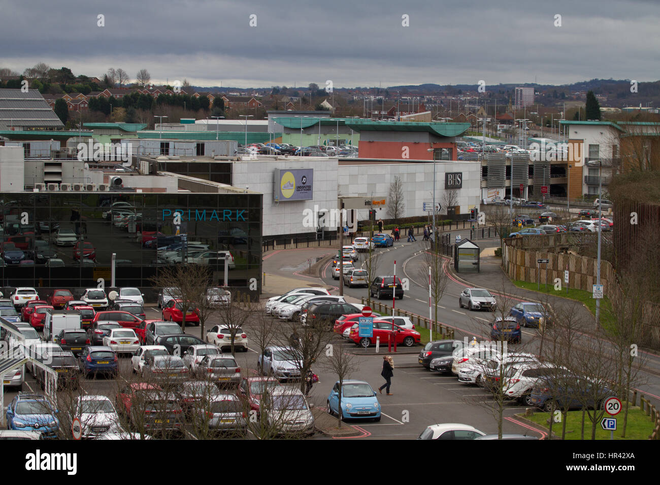Sign on Highgate Common, Staffordshire Stock Photo - Alamy