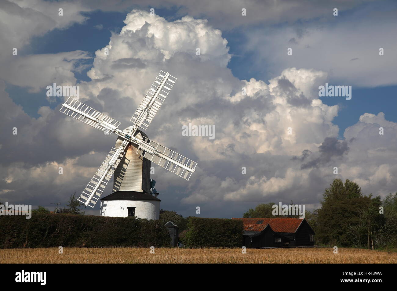 English post mill hi-res stock photography and images - Alamy