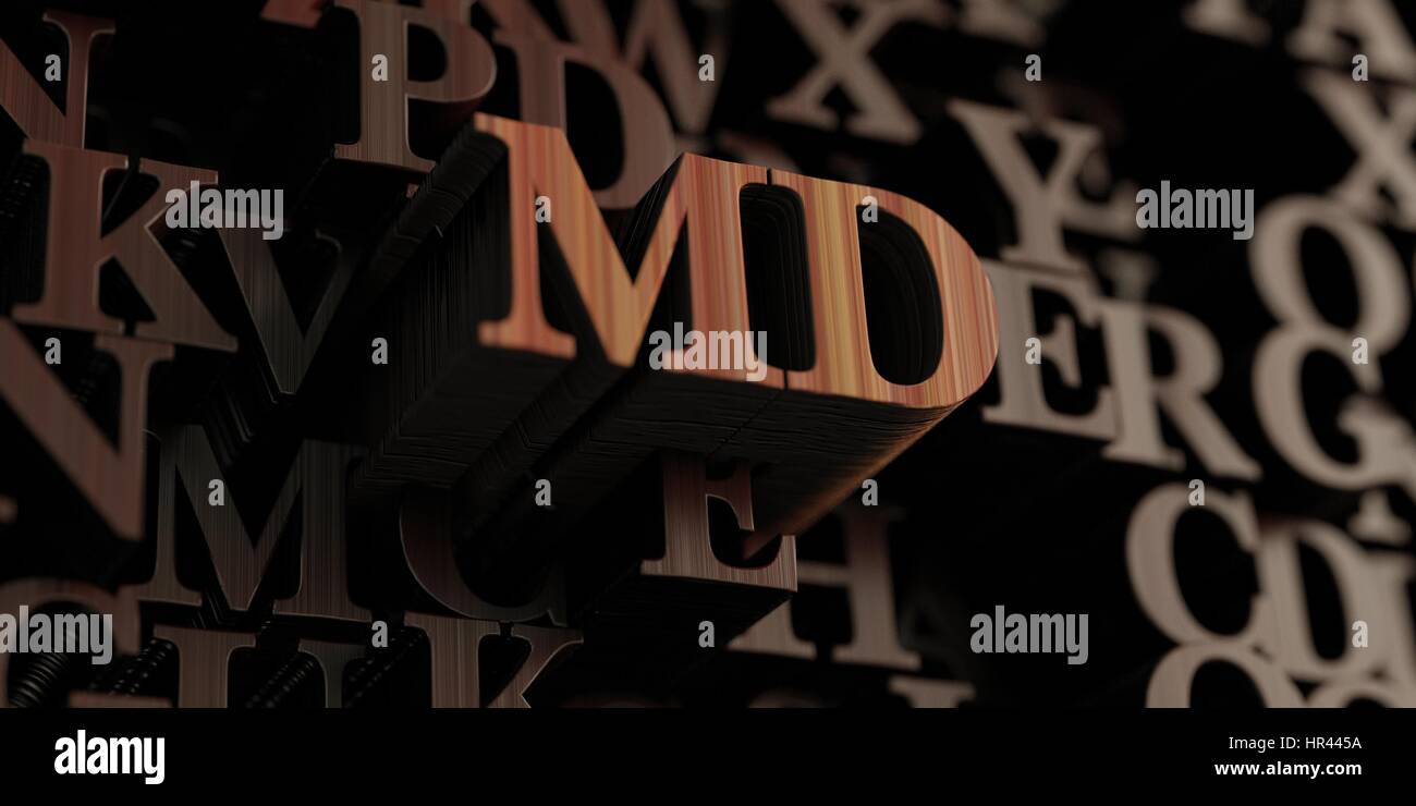 Md - Wooden 3D rendered letters/message. Can be used for an online ...