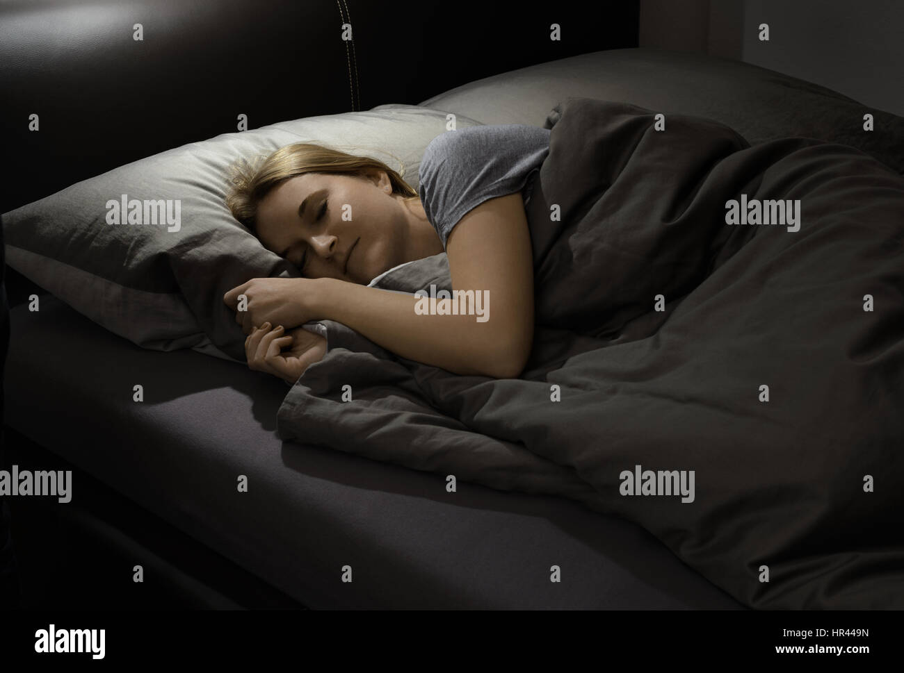 Woman dreaming sleeping hi-res stock photography and images - Alamy