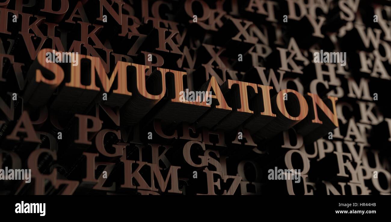 Computer simulation letters hi-res stock photography and images - Alamy