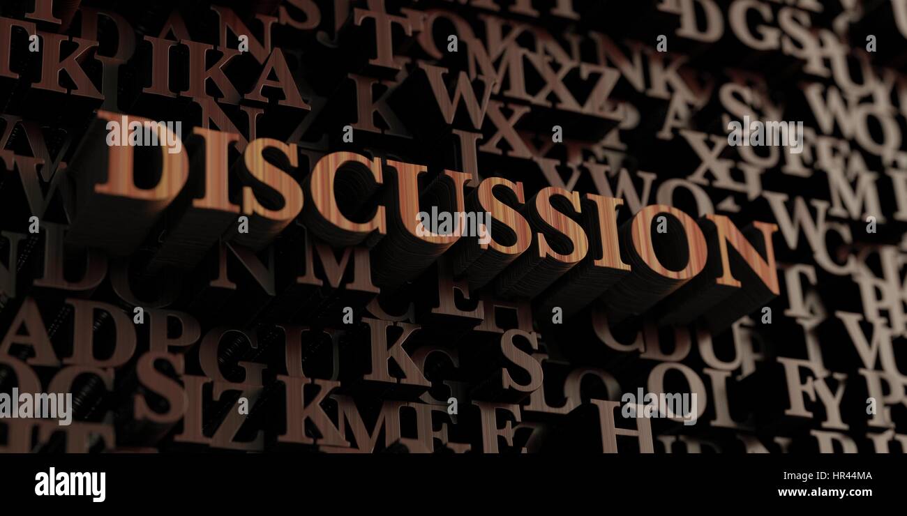 Discussion - Wooden 3D rendered letters/message. Can be used for an ...