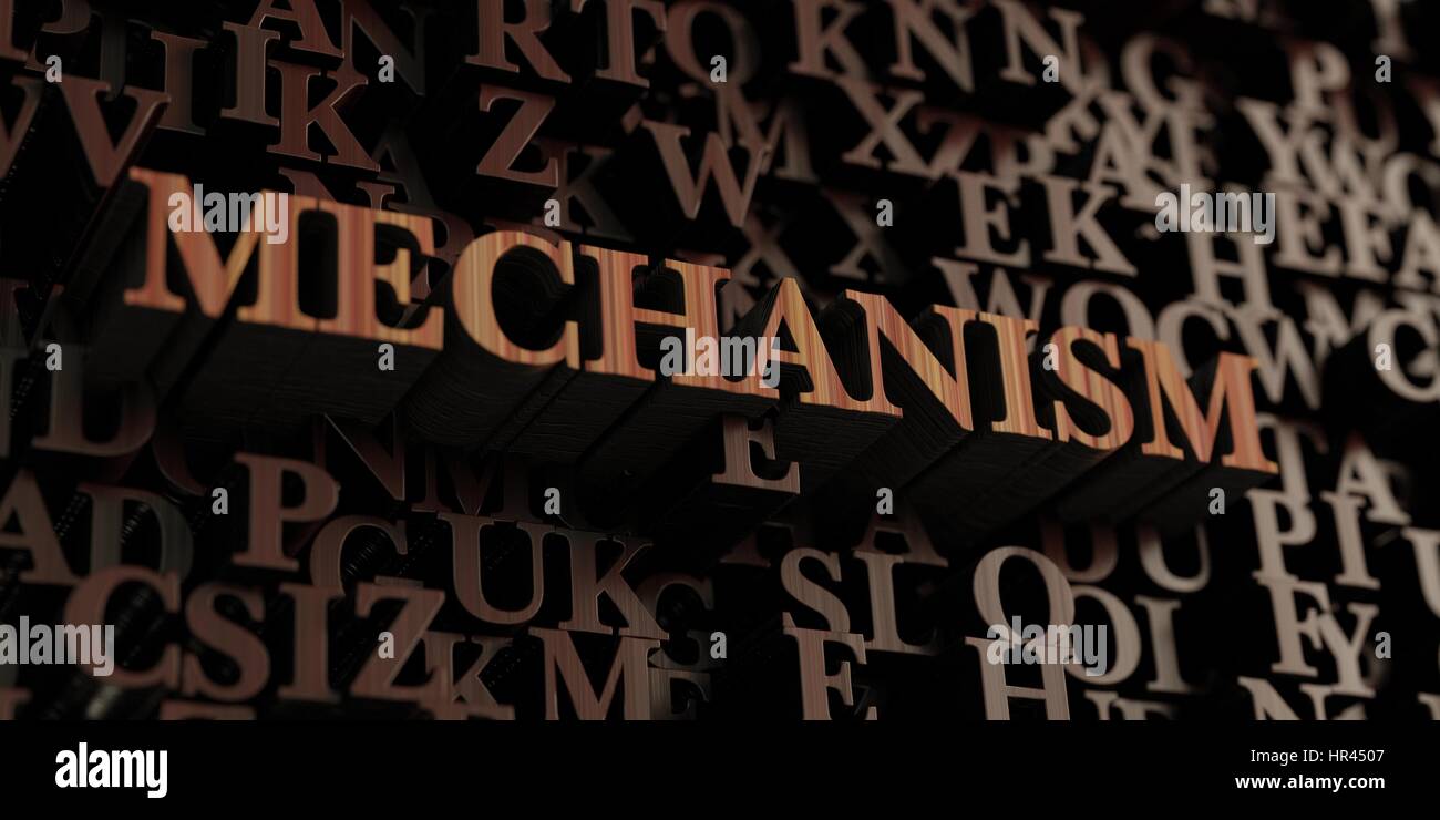 Mechanism - Wooden 3D rendered letters/message. Can be used for an ...
